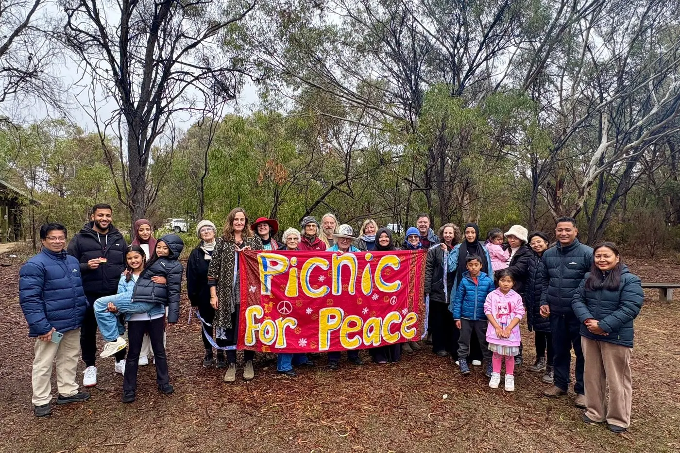 Peace and partnerships rise above the elements