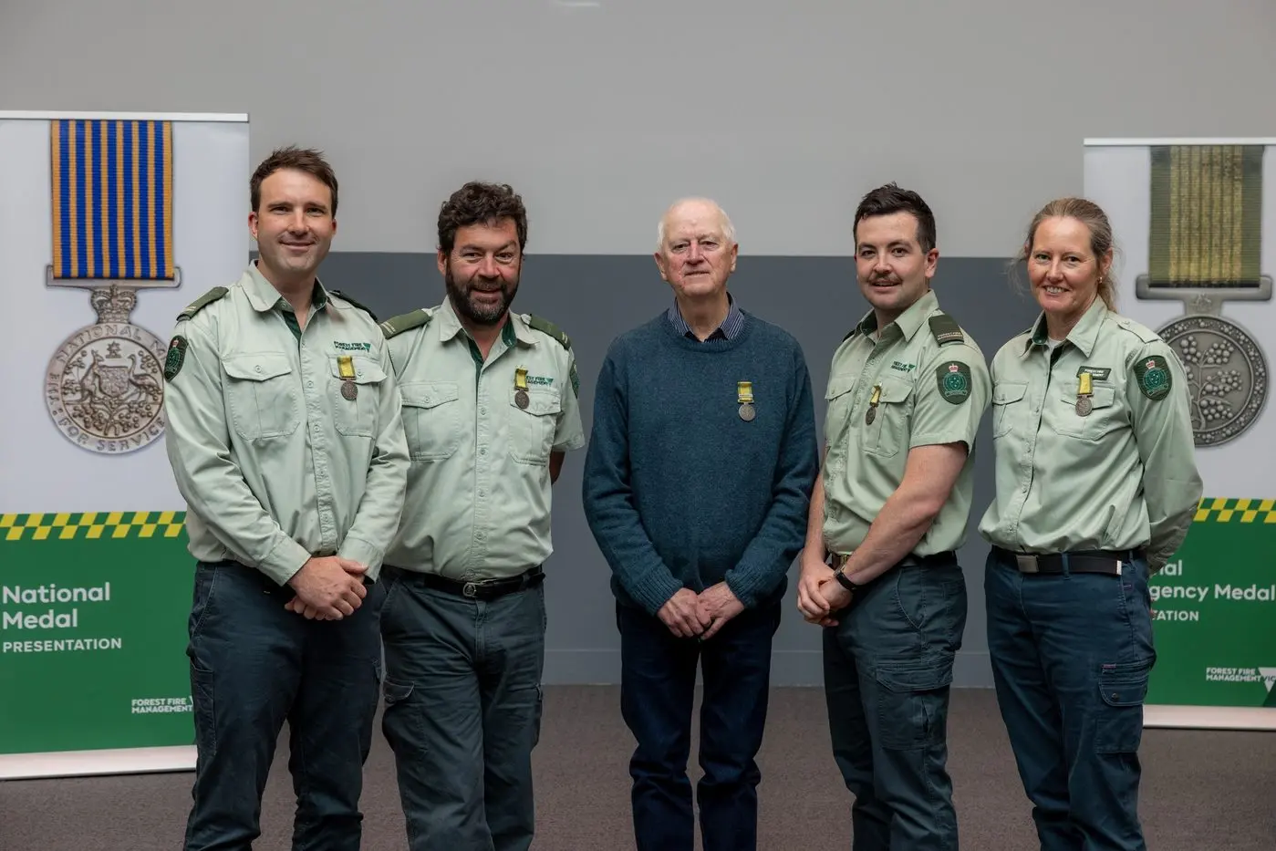 Local FFMVic firefighters honoured for summer black fire response
